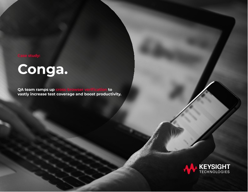 Case Study: Conga PDF Asset Page | Keysight